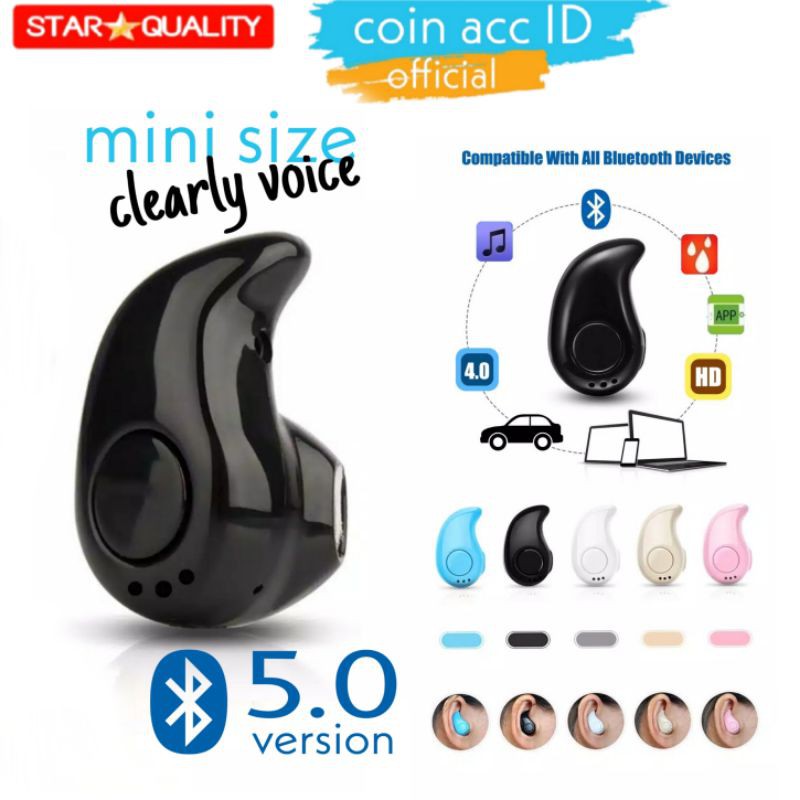 Jual Hedset/Headset/earphone BLUETOOTH MINI model keong new (helm-in ...
