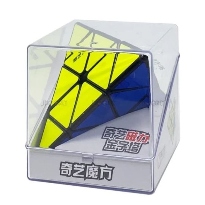 Jual Magic Cube QiYi Magnetic Pyraminx M MS Series Black Base Qi Yi ...