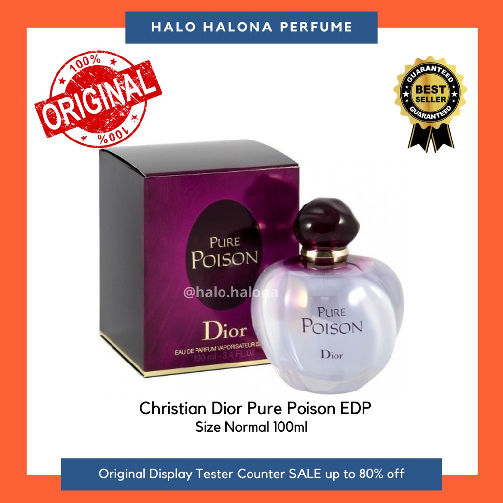 Jual Pure Poison Box Segel Parfum Original Authentic Tester Display ...