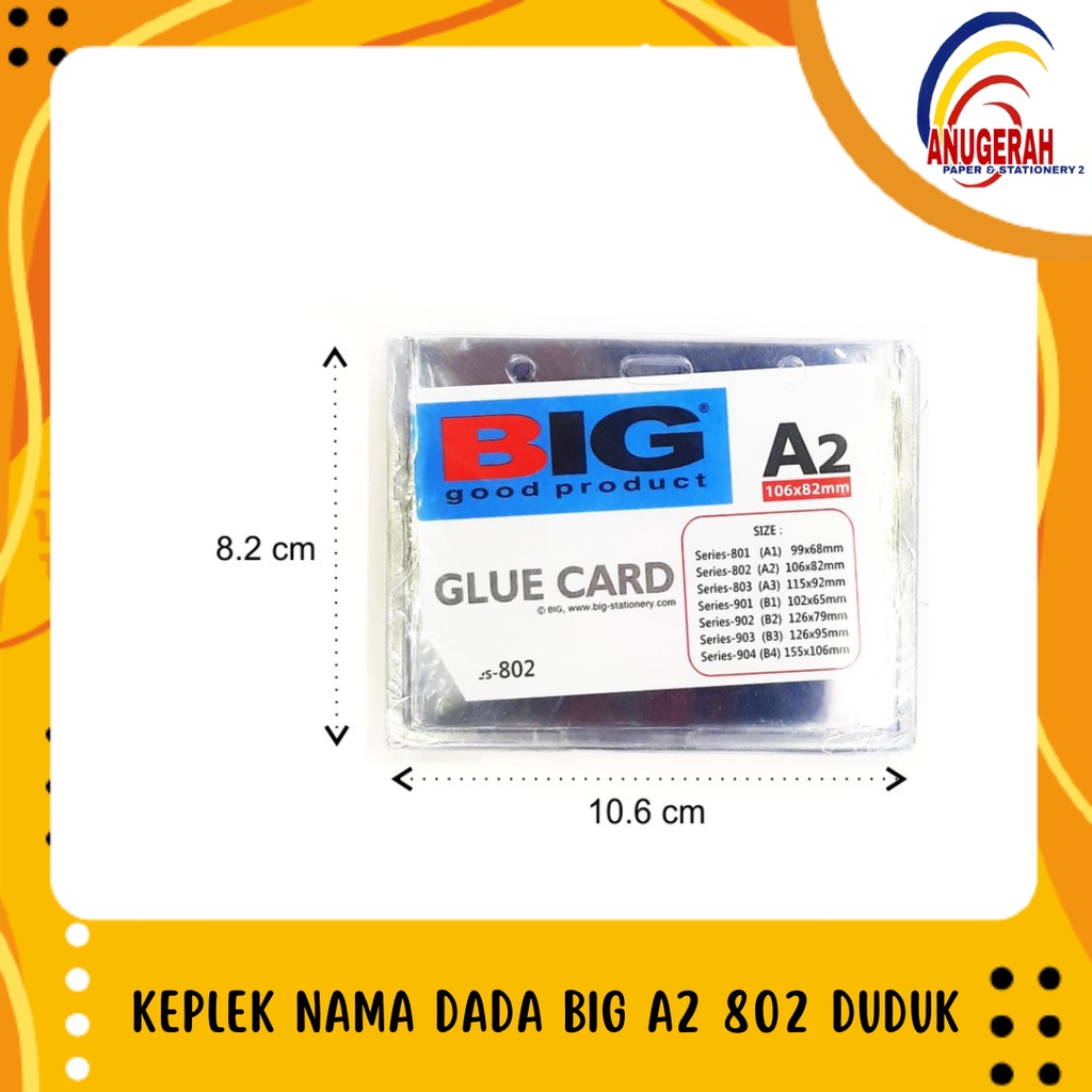 Jual KEPLEK NAMA DADA BIG A2 802 DUDUK ( PAK20 ) | Shopee Indonesia