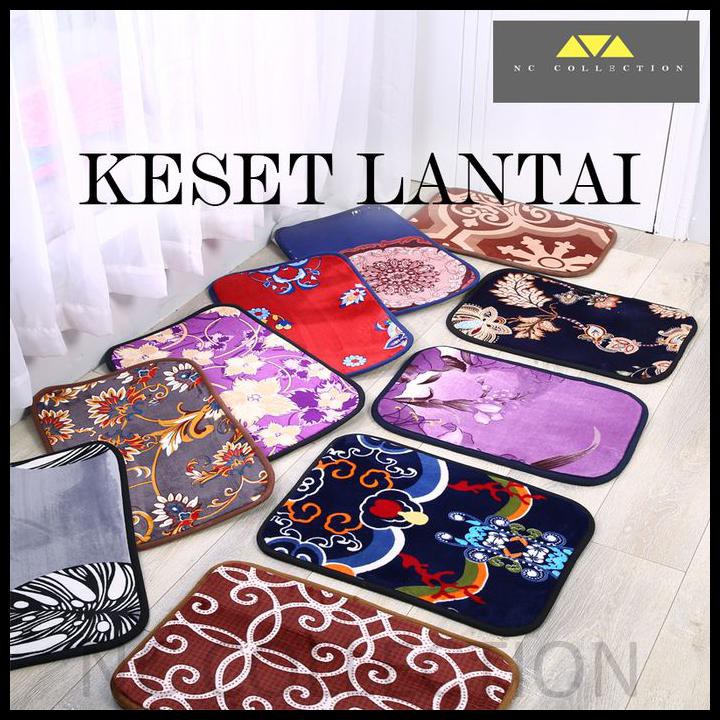 Jual KESET LANTAI / FLOOR MAT / FOOT CLOTH KAMAR MANDI ANTI SLIP MOTIF ...