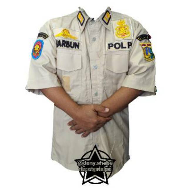 Jual BAJU PDH SATPOL PP KREM | Shopee Indonesia