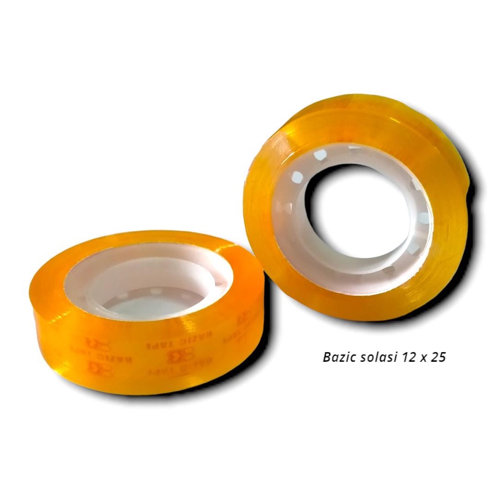Jual SOLASI BENING KECIL ISOLASI SELOTIP ROLL KECIL 12mm x 25 Yard ...