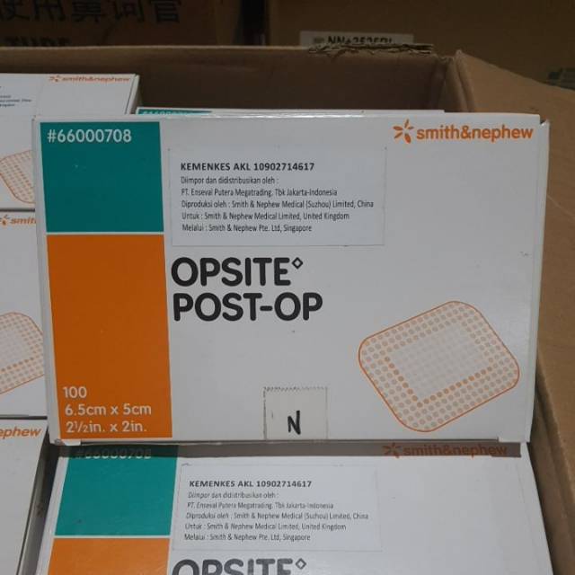 Jual OPSITE POST-OP 6,5 x 5 cm / Plester tahan air / Opsite 6,5cm x 5cm ...