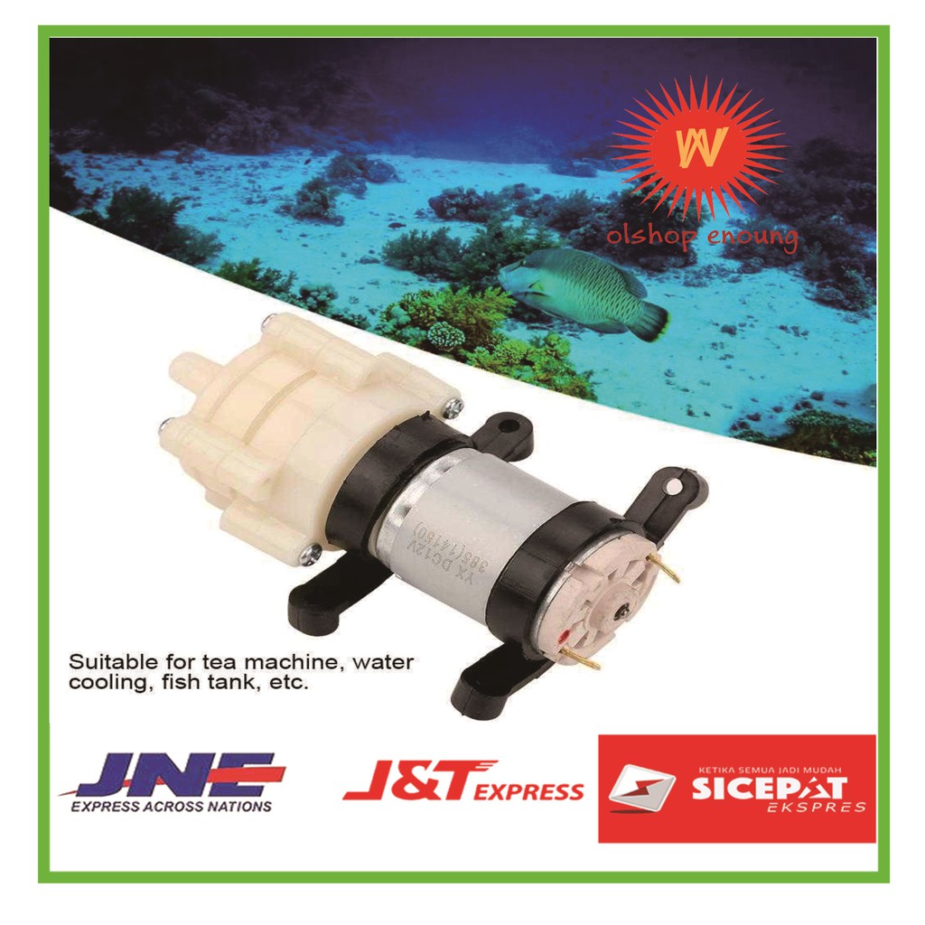 Jual Pompa Air Mini Aquarium Ikan Fish Tank 12V - 14150 | Shopee Indonesia