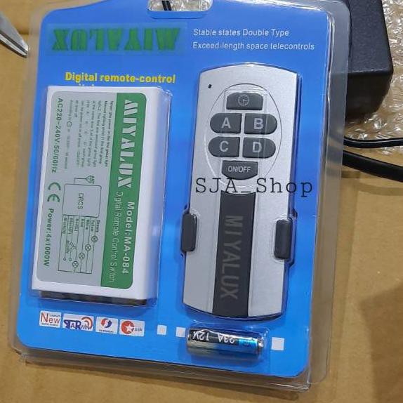 Jual Digital remote control switch 4 way saklar on off wireless ...