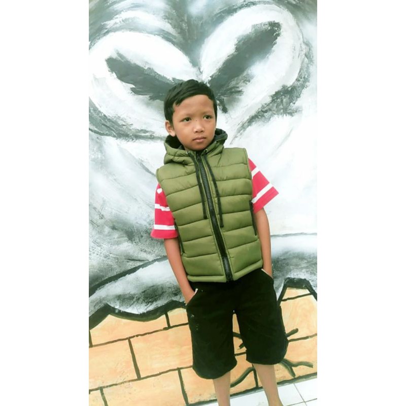 Jual Rompi Hoody/Anak/Rompi Vest Parasut/Rompi Tebal/Anti Angin/nyaman ...