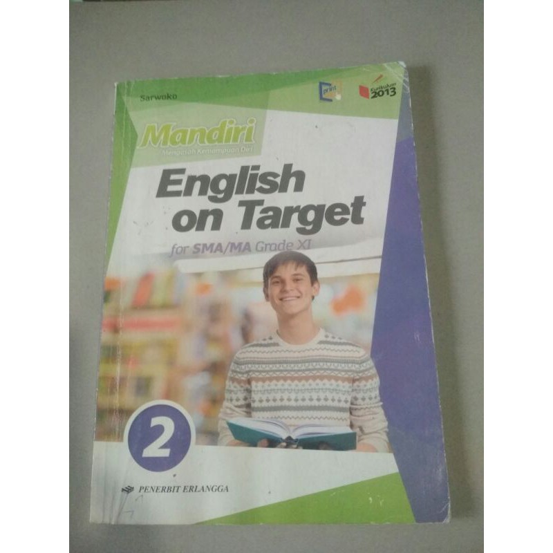 Jual buku mandiri English of target( bahasa Inggris) sma kelas 2-11 penerbit Erlangga | Shopee ...