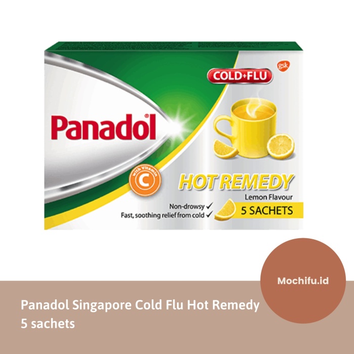 Jual PANADOL SINGAPORE IMPORT SG COLD FLU HOT REMEDY NON DROWSY OBAT ...