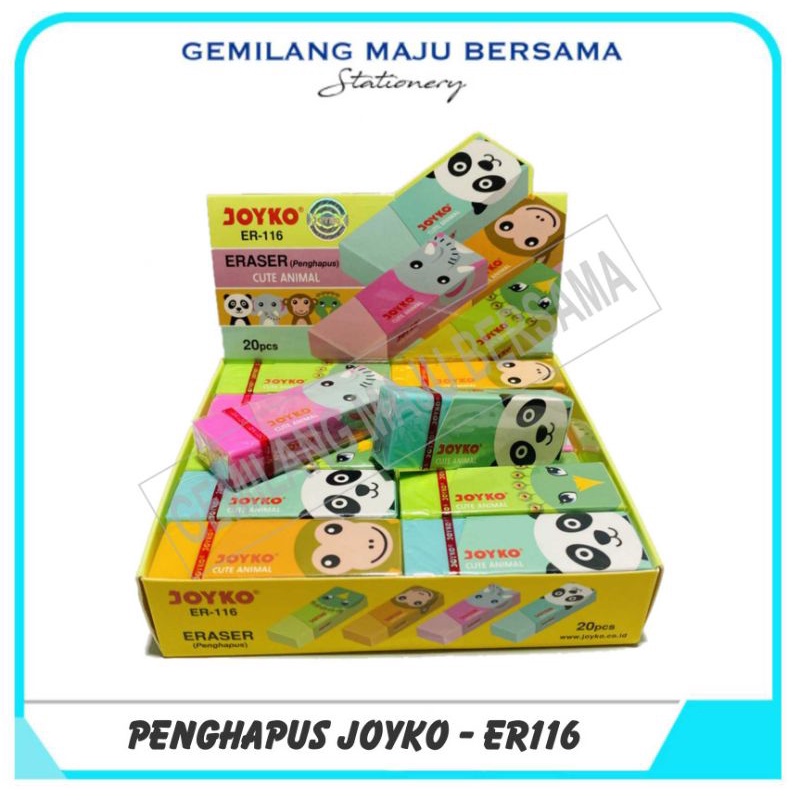 Jual Penghapus / Eraser Joyko ER-116 (harga per lusin= 12 bh) | Shopee Indonesia
