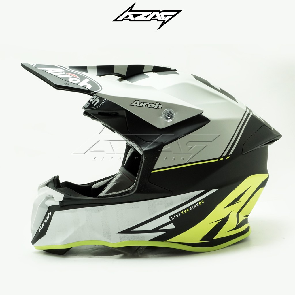Jual HELM AIROH CROSS ORIGINAL PLUS GOGGLE | Shopee Indonesia