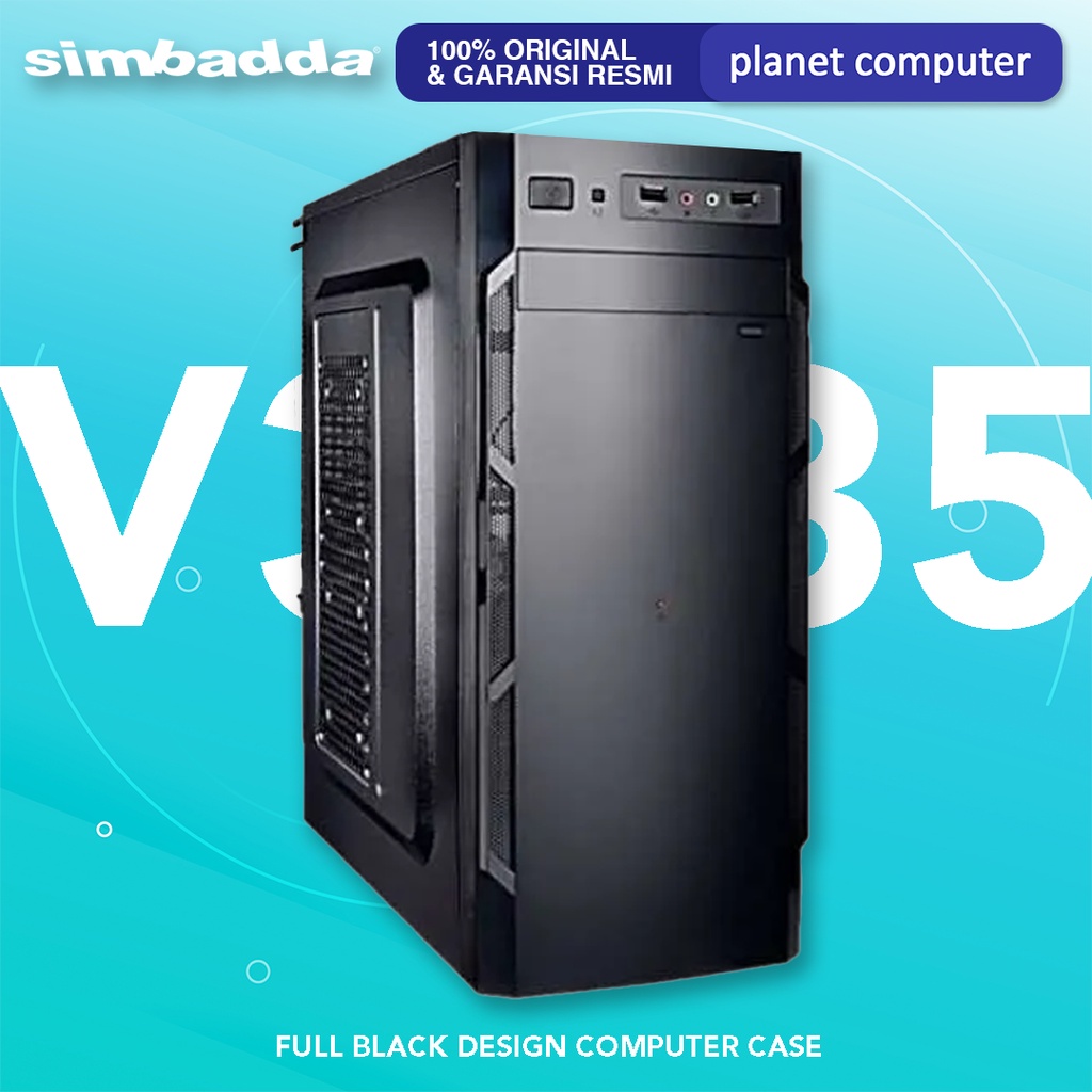 Jual Casing PC Simbadda Simbada V3135 Minimalist Computer Case Black ...