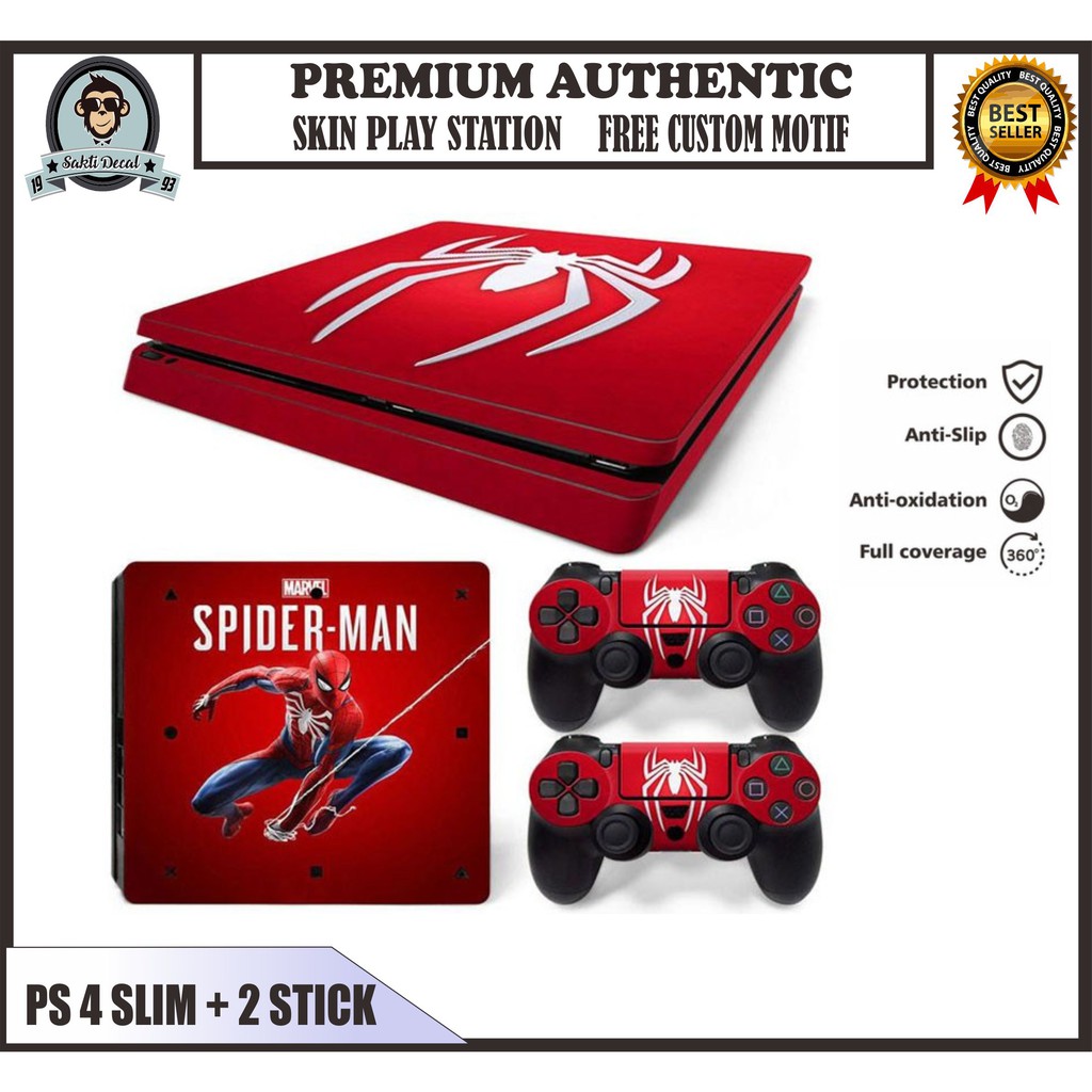 Jual GARSKIN PS 4 SLIM + 2 STIK FULL BODY // STIKER CUSTOM | Shopee ...