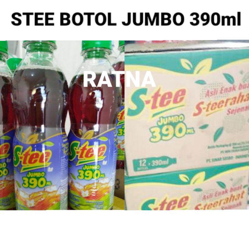 Jual TEH STEE/S-TEE BOTOL 390m JUMBOl By SOSRO ( 1 DUS ISI 12 BOTOL ...
