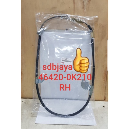 Jual kabel rem tangan belakang kanan RH hilux hiluk revo double kabin ...