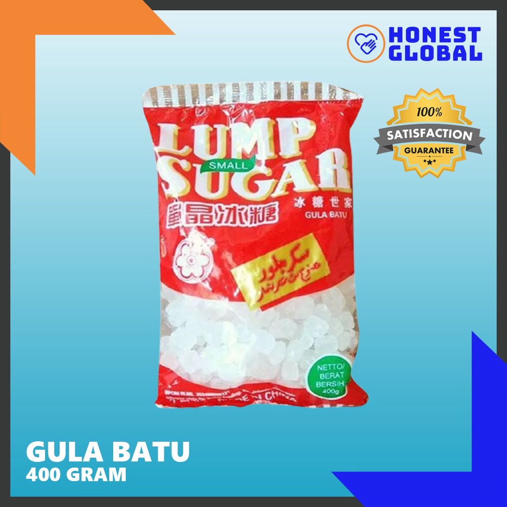 Jual Gula Batu - Lump Sugar Ukuran Kecil Super 400 Gram | Shopee Indonesia