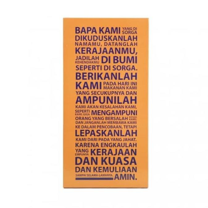Jual Hiasan Dinding Bapa Kami Orange M Fizilylamlam13 | Shopee Indonesia