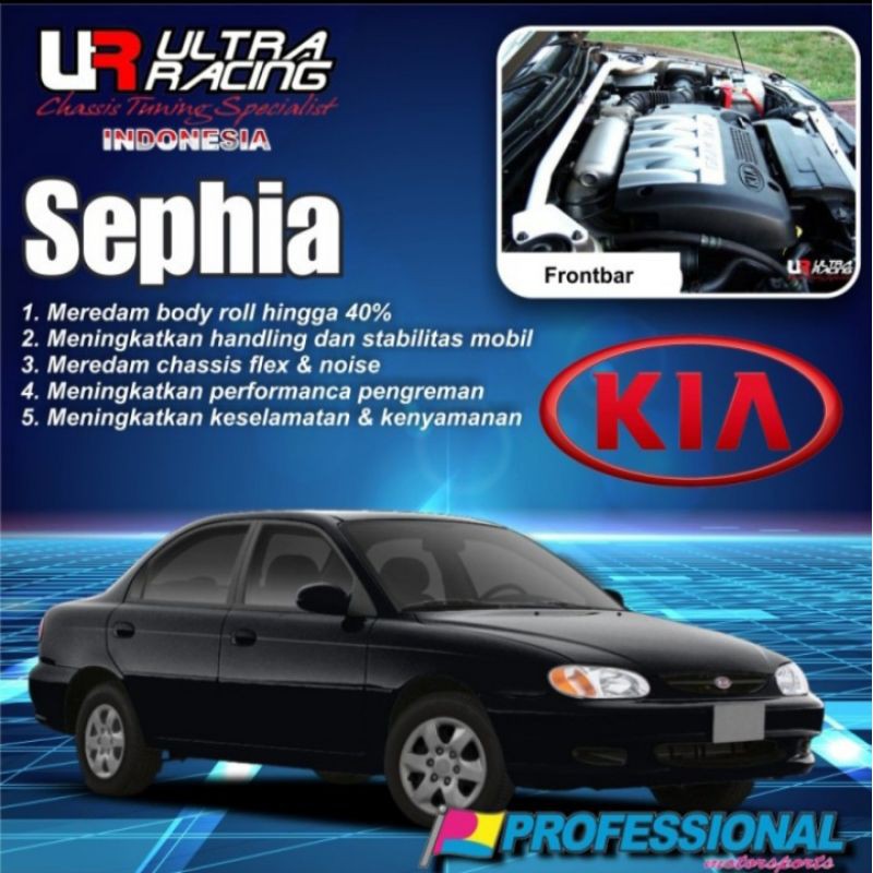 Jual Aksesoris Strutbar Stabiliser ULTRA RACING Kia Sephia Atau Timor ...