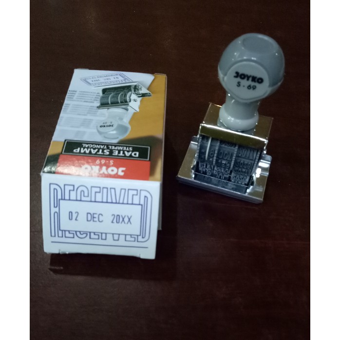 Jual Stempel tanggal RECEIVED / date stamp Joyko | Shopee Indonesia