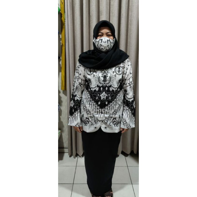Jual Seragam Batik PGRI termurah baju pgri terlaris SANWOSH | Shopee ...