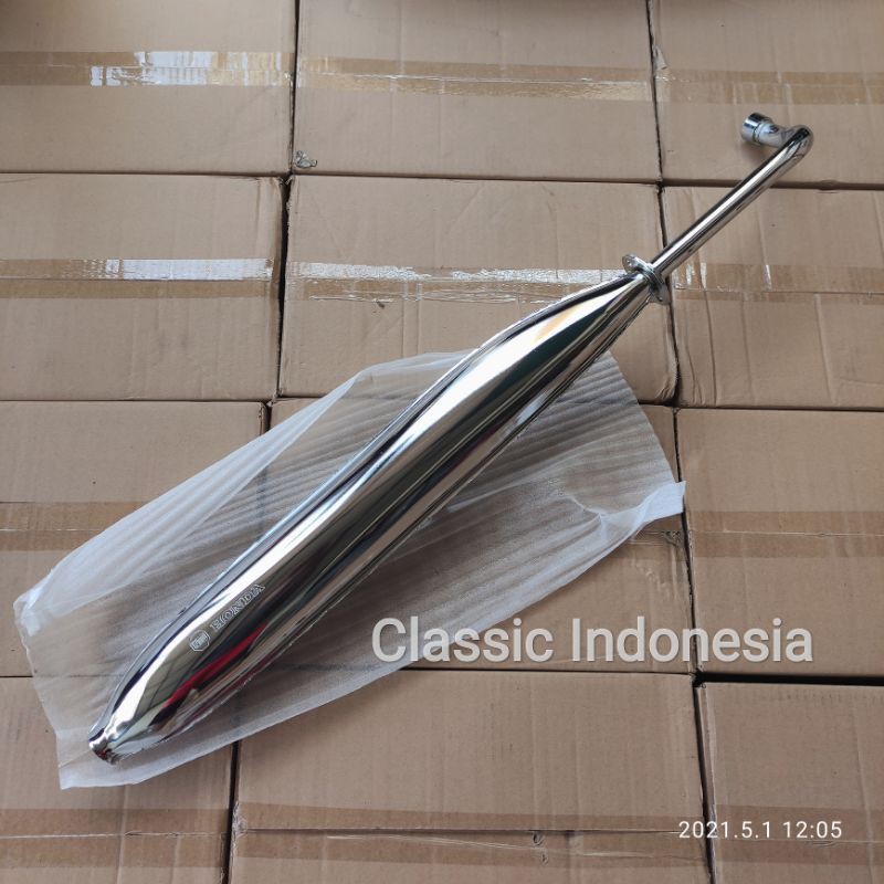 Jual Knalpot Honda C70 knalpot c70 NTD knalpot bekjul | Shopee Indonesia