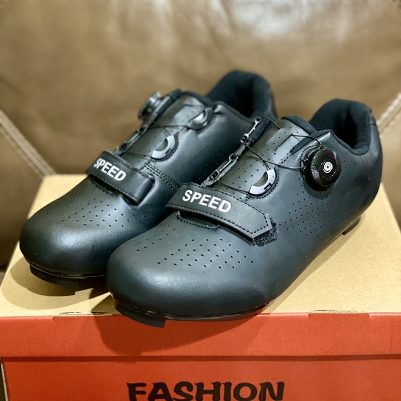 Jual Sepatu Sepeda Speed Multi Cleat Road Bike MTB Warna Hitam | Shopee ...