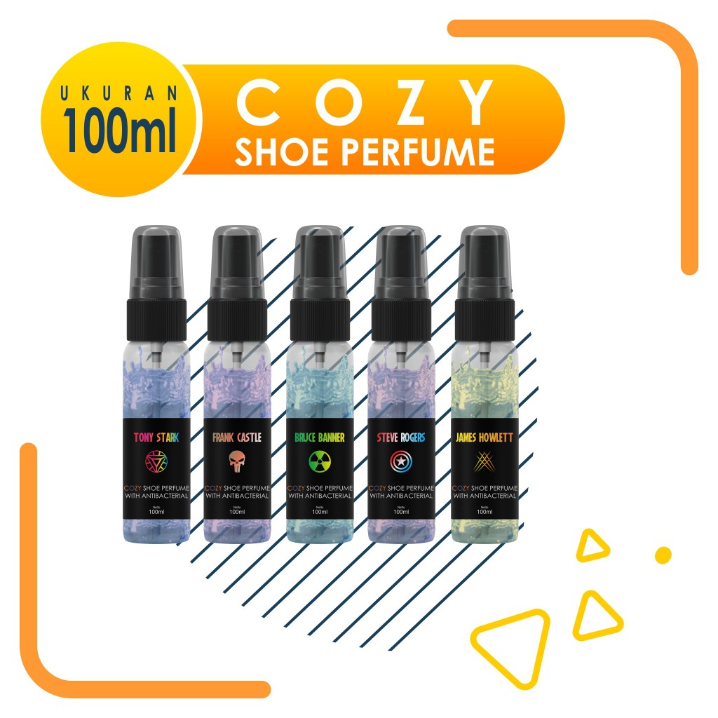 Jual Parfum Sepatu COZY Shoe Perfume with Antibacterial 100ml ...