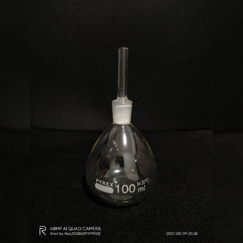 Jual piknometer / picnometer 1000ml,picnometer 500ml,100ml pyrex 100 ml ...
