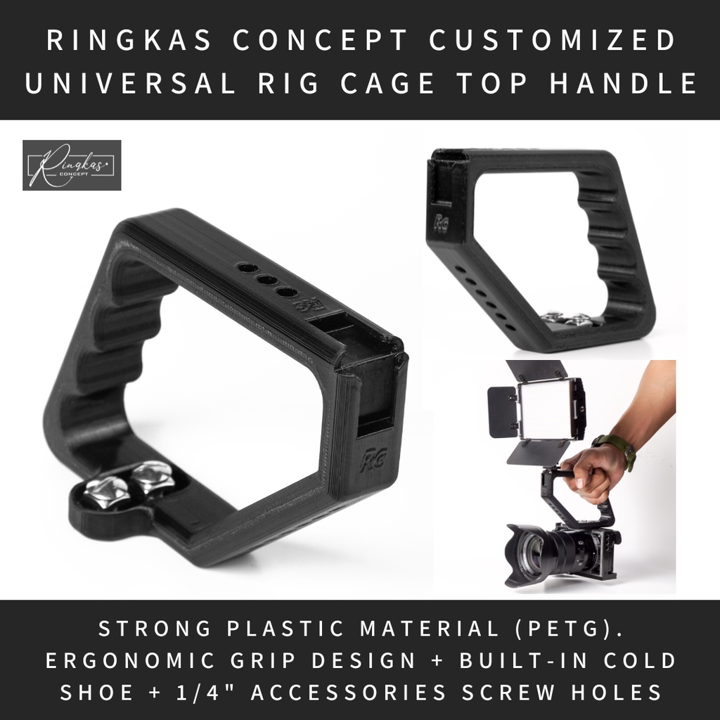 Jual RINGKAS CONCEPT Customized Universal Top Handle Grip For Rig Cage ...