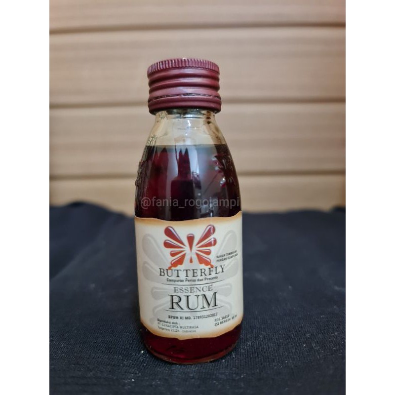 Jual Perisa dan pewarna essence RUM jamaica Butterfly | Shopee Indonesia