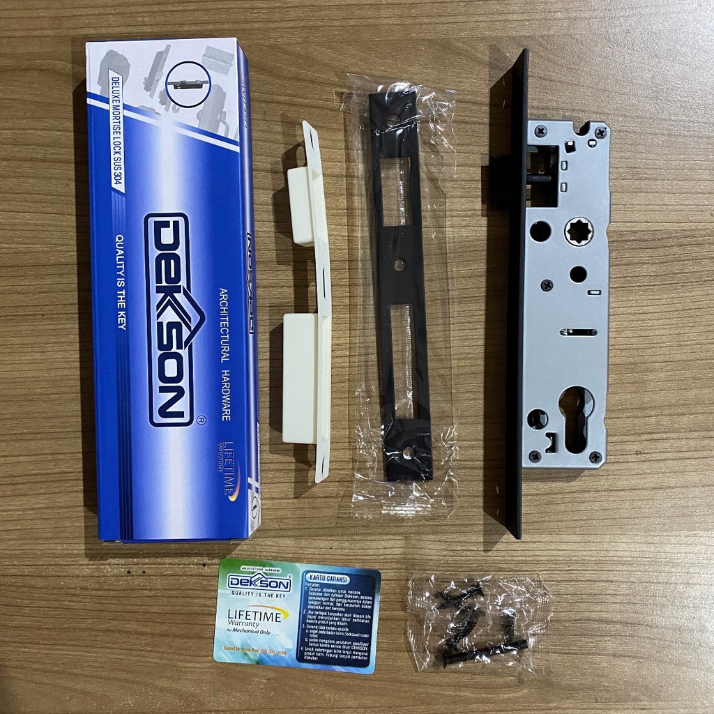 Jual MORTISE LOCK DEKKSON MTS IL DL84030 MATT BLACK Body Lidah 3 Cm ...
