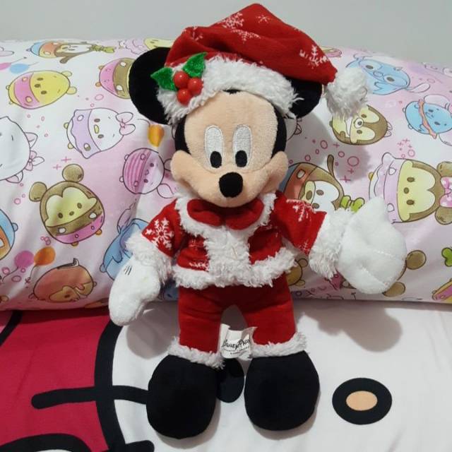 Jual Boneka Mickey Mouse Kostum Merah ori Disney Parks | Shopee Indonesia