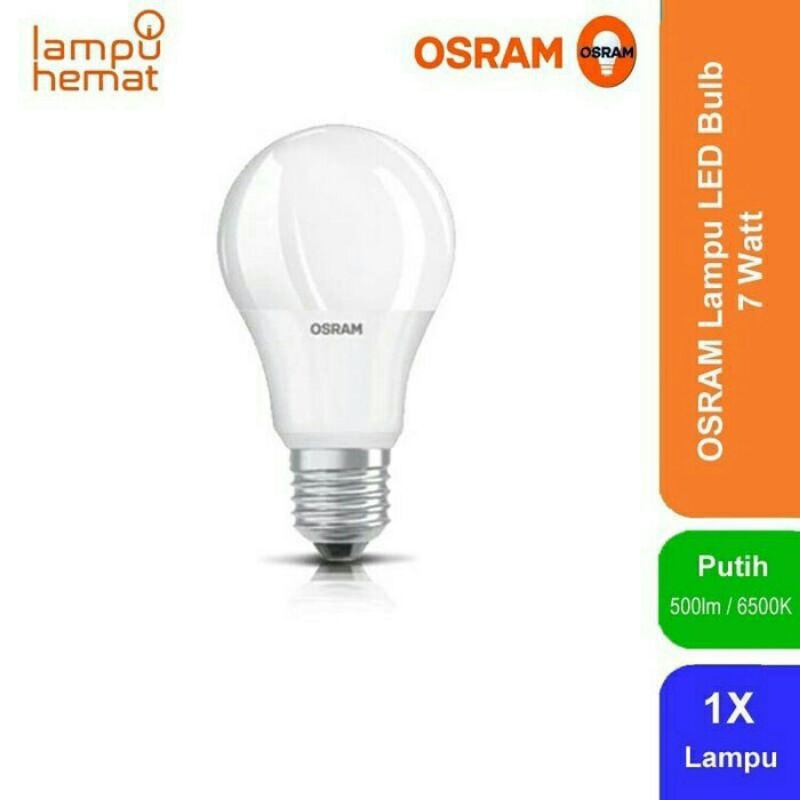 Jual LAMPU OSRAM LED BULB 7 WATT E27 COOL DAYLIGHT DAN WARM WHITE OSRAM | Shopee Indonesia