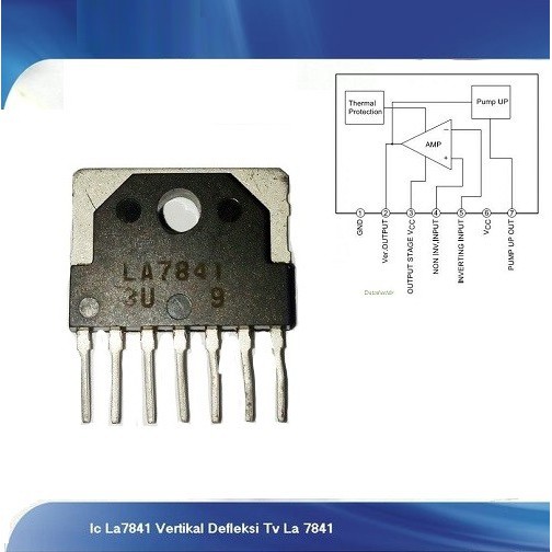 Jual IC LA7841 7841 TR Vertikal LA7841 Transistor Vertical Defleksi Tv 7841 | Shopee Indonesia