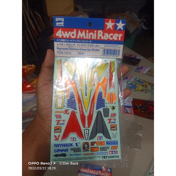 Jual Tamiya 15216 rayhawk gamma dress up sticker | Shopee Indonesia