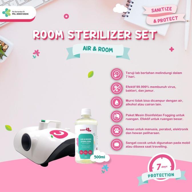 Jual Mesin Fogging Berry C + Cairan Fog Room & Air Sterilizer Berryc ...