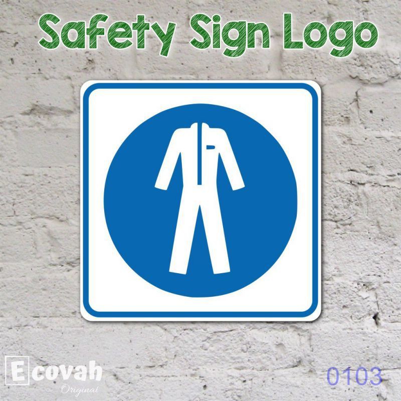 Jual Ecovah Logo Simbol Safety Sign Label Petunjuk K3 EESH - Wajib ...