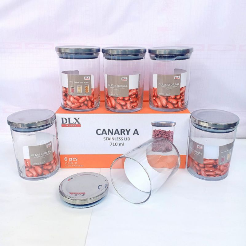 Jual Toples kaca Canary AUkuran 710ml Tutup stenlis | Shopee Indonesia