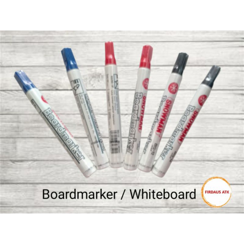 Jual Sepidol Snowman BG 12 / Spidol Board Marker / Whiteboard Spidol ...