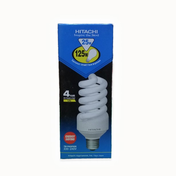 Jual Hitachi Lampu Hemat Energy Spiral 20-25W WW | Shopee Indonesia
