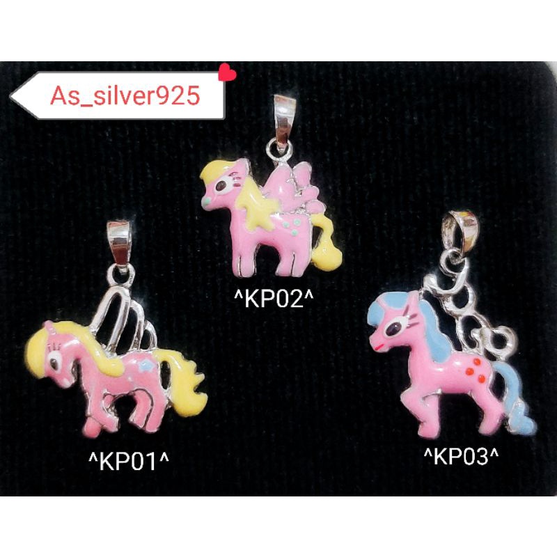 Jual LIONTIN ANAK PERAK KUDA PONI ASLI SILVER 925 LAPIS MAS PUTIH ...