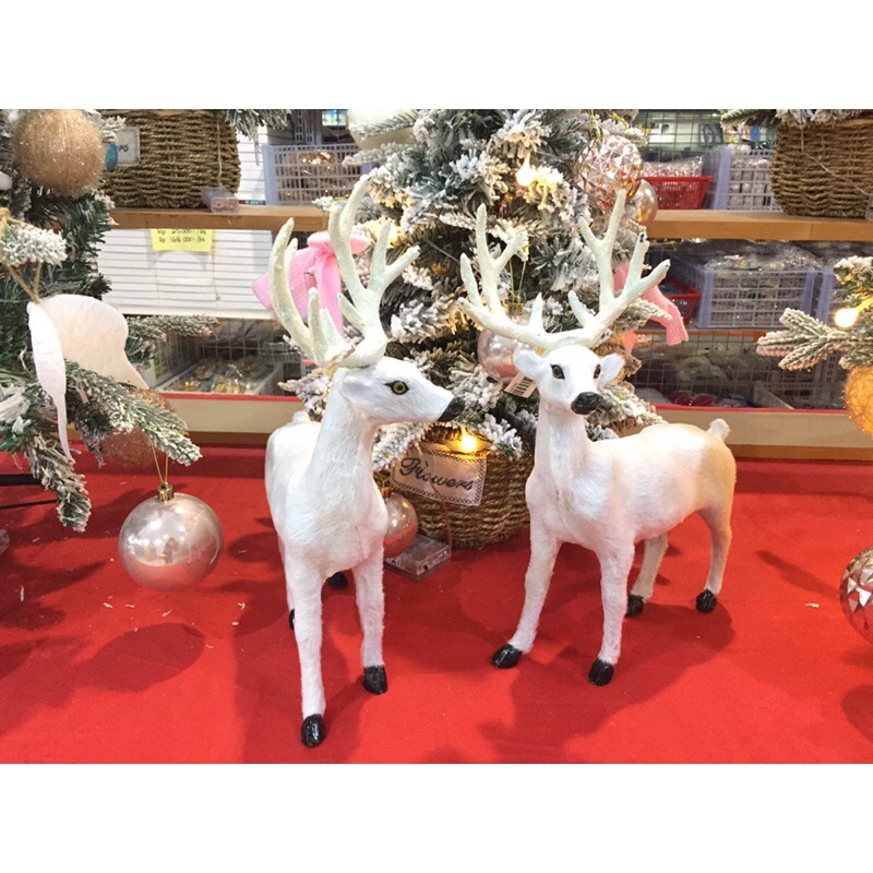 Jual Rusa Natal Putih 25&35cm Best Seller | Shopee Indonesia