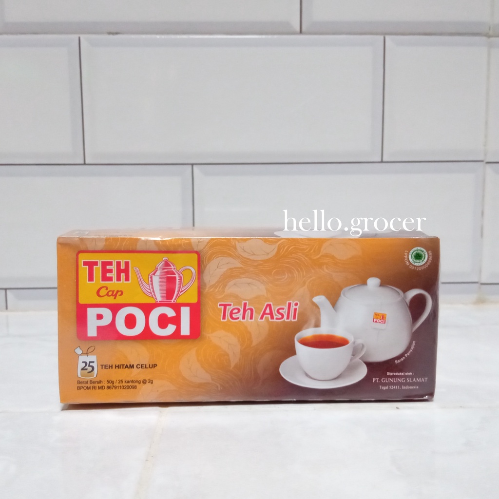 Jual Teh Poci Kotak 25 kantong x 2 gr | Shopee Indonesia