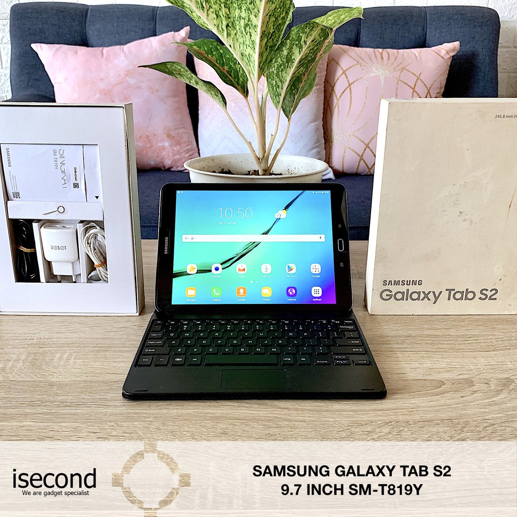 Jual Samsung Galaxy Tab S2 9.7 SM-T819Y 4G LTE Second Fullset Super Mulus | Shopee Indonesia