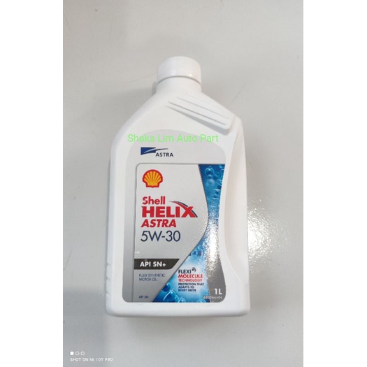 Jual Oli Oil SHELL HELIX ASTRA SAE 5W - 30 API SN PLUS 1 Liter FULLY ...