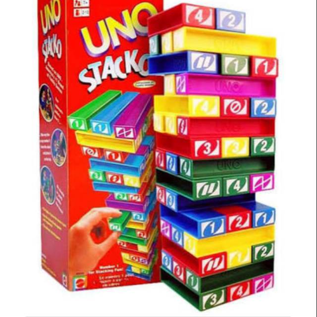 Jual Uno stacko/mainan susunan balok | Shopee Indonesia