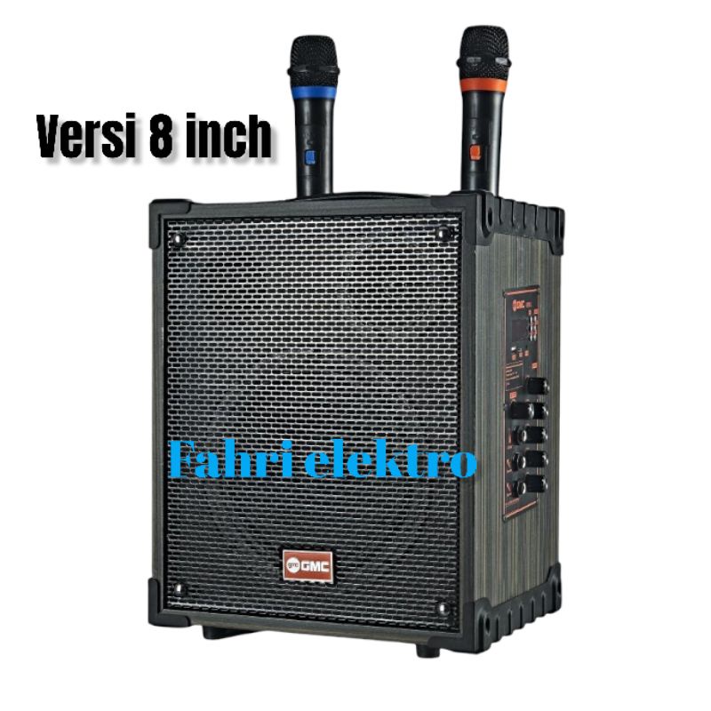 Jual Speaker Portable GMC 899P / 899Q Bluetooth Karaoke Guitar XBass 2 ...