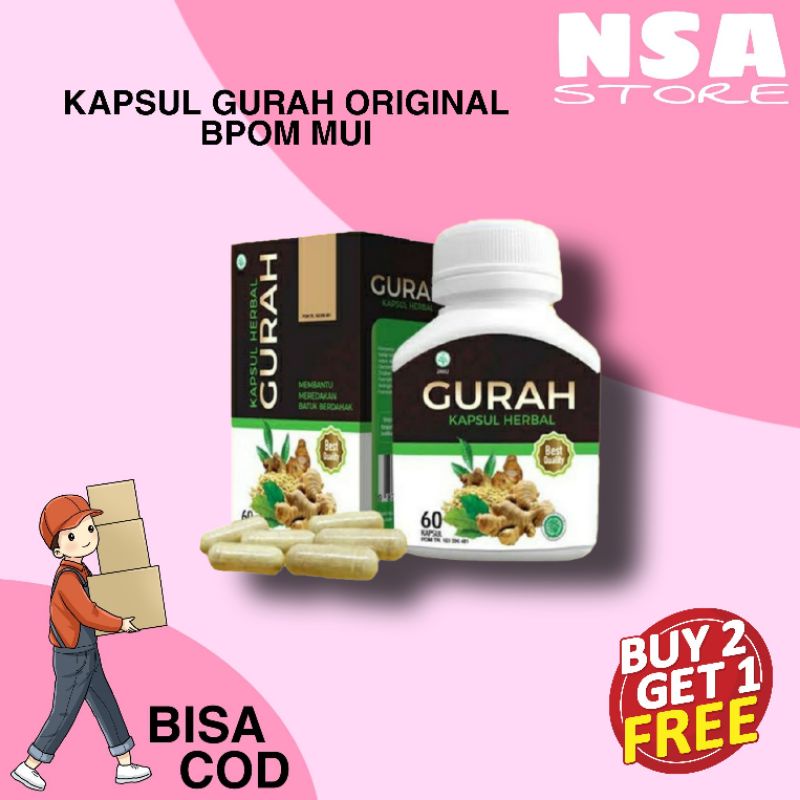 Jual Gurah Kapsul Herbal Original Atasi Batuk & Pernafasan | Shopee ...