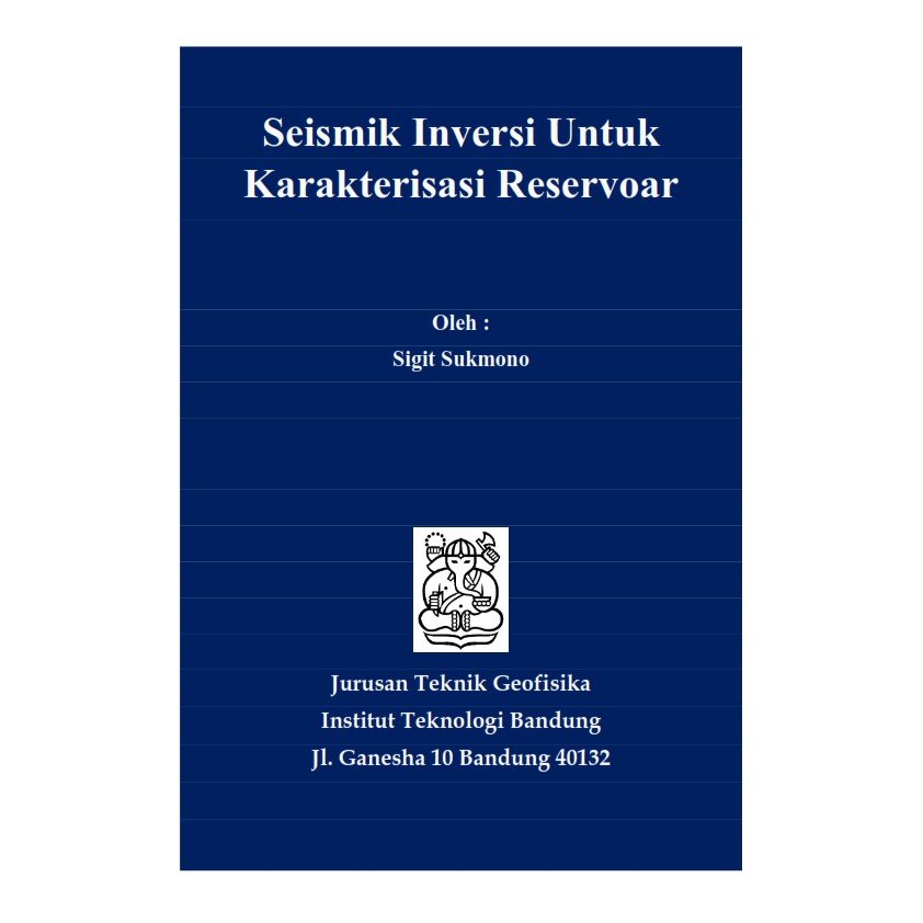Jual Buku Seismik Inversi Untuk Karakterisasi Reservoar | Shopee Indonesia