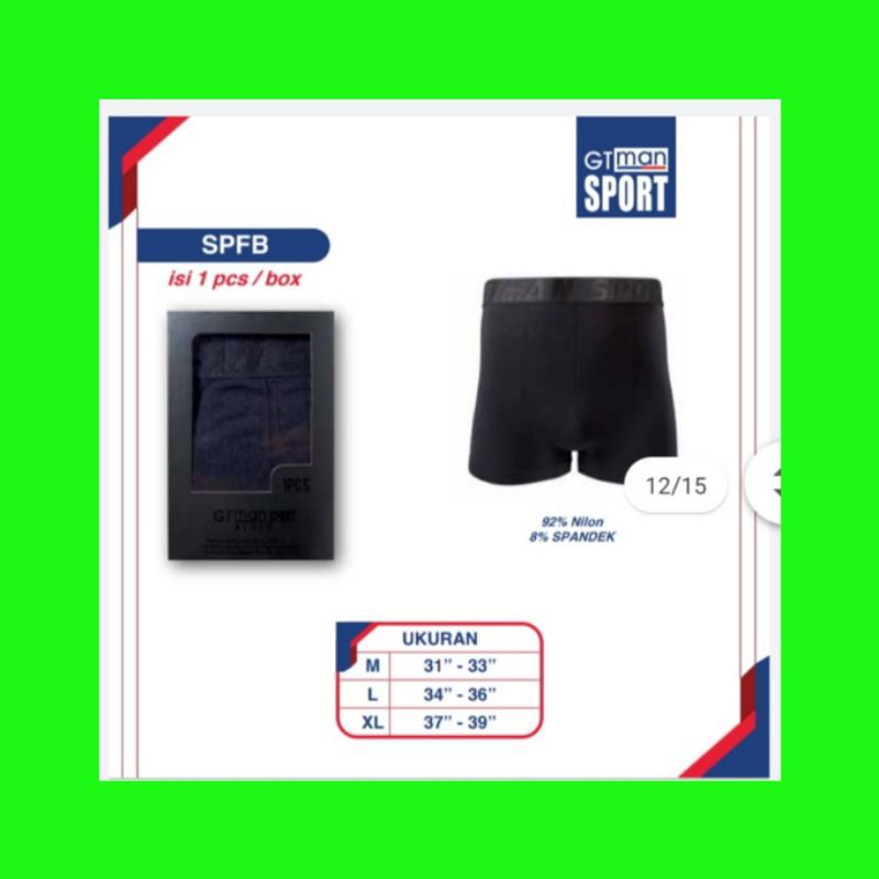 Jual BOXER GT MAN SPORT SPFB | Shopee Indonesia